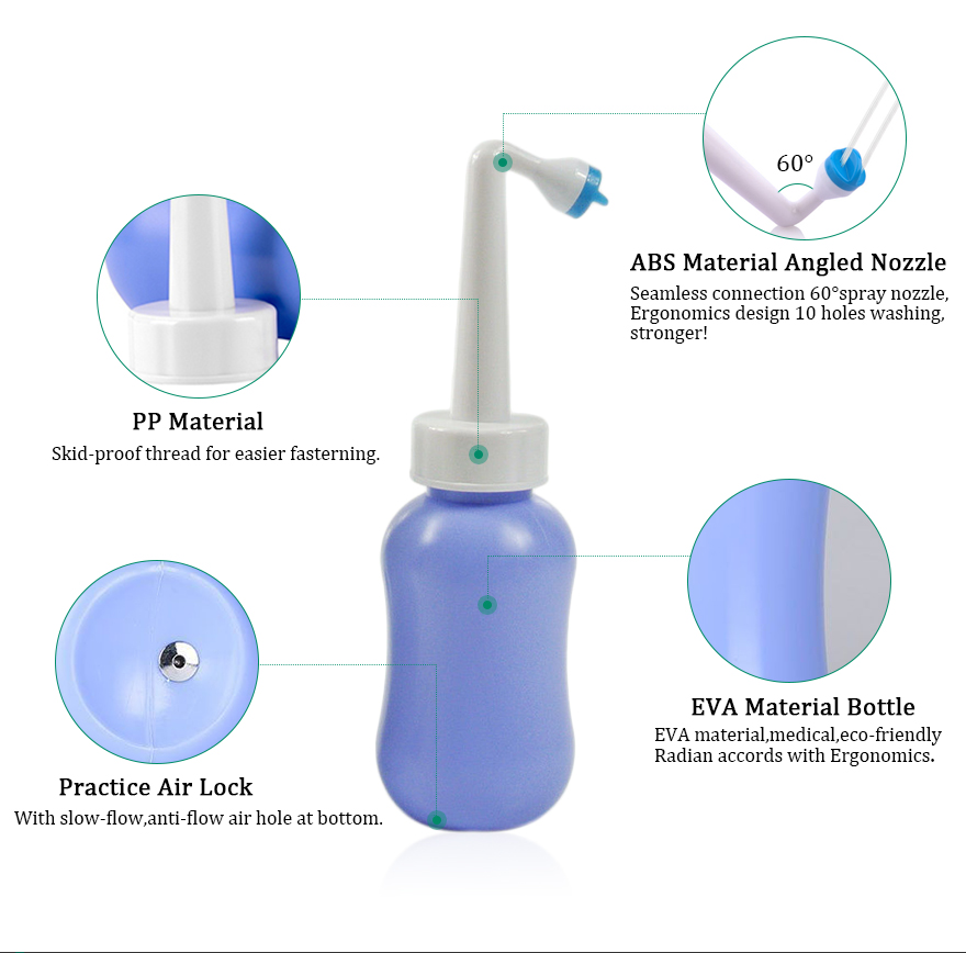 Portable Bidet Sprayer Personal Cleaner Hygiene Bottle Spray Washlet