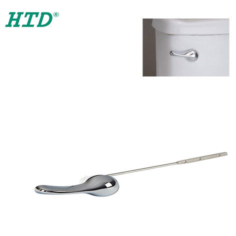 Universal Toilet Tank Flush Lever Chrome Finish Flush Handle